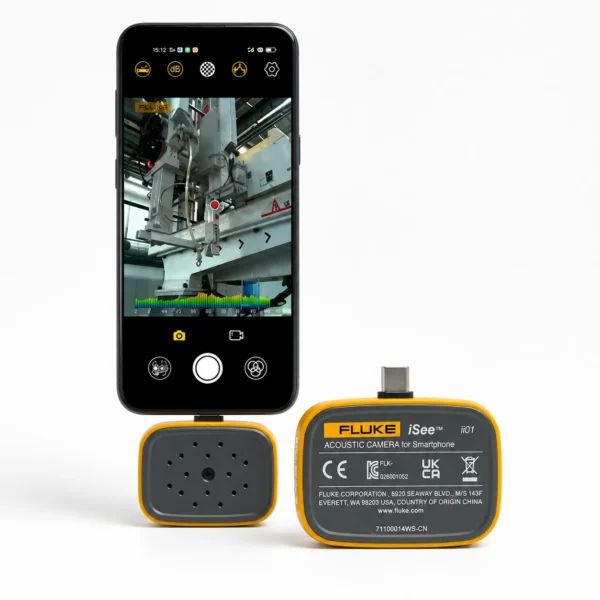 Camera âm thanh Fluke ii01 - Phát hiện rò rỉ khí bằng điện thoại